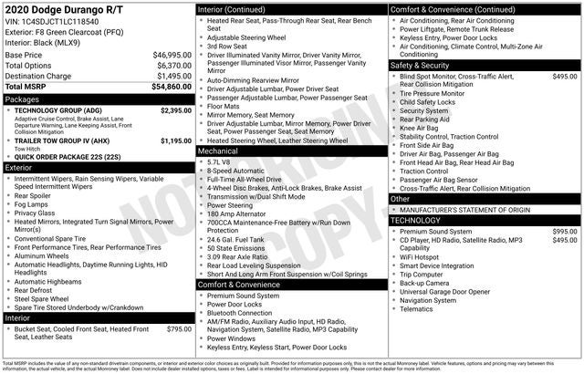 2020 Dodge Durango R/T AWD Baton Rouge LA | All Star Kia Of Baton Rouge ...